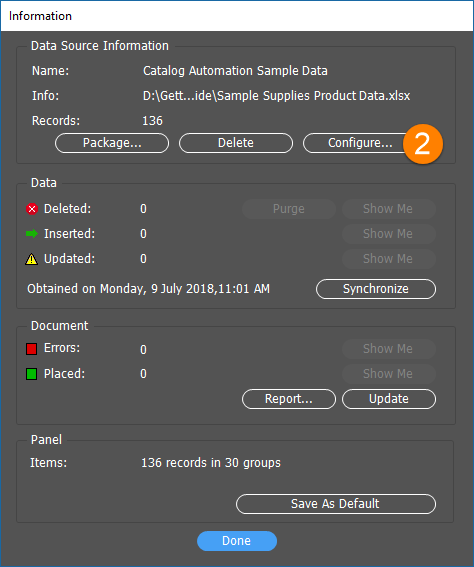 Loading or updating data in an EasyCatalog panel – Catalog Tips