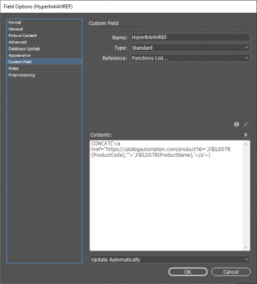 Creating hyperlinks within your catalog using EasyCatalog – Catalog Tips