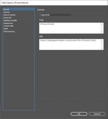 Creating hyperlinks within your catalog using EasyCatalog – Catalog Tips